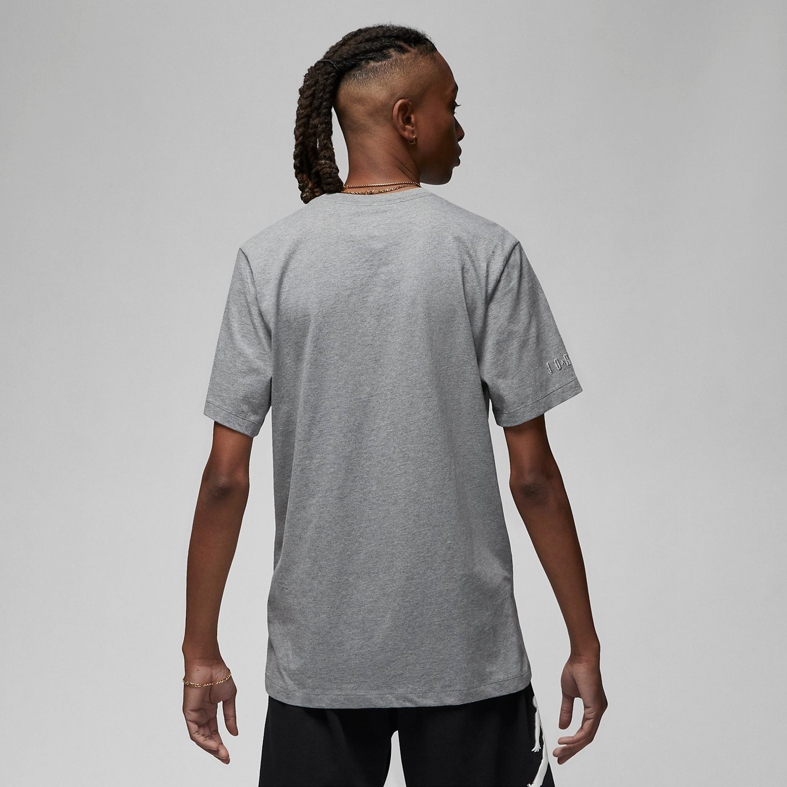 Jordan Air Jordan Essential Short Sleeve Crew 3 T-Shirt 'Carbon Heather ...