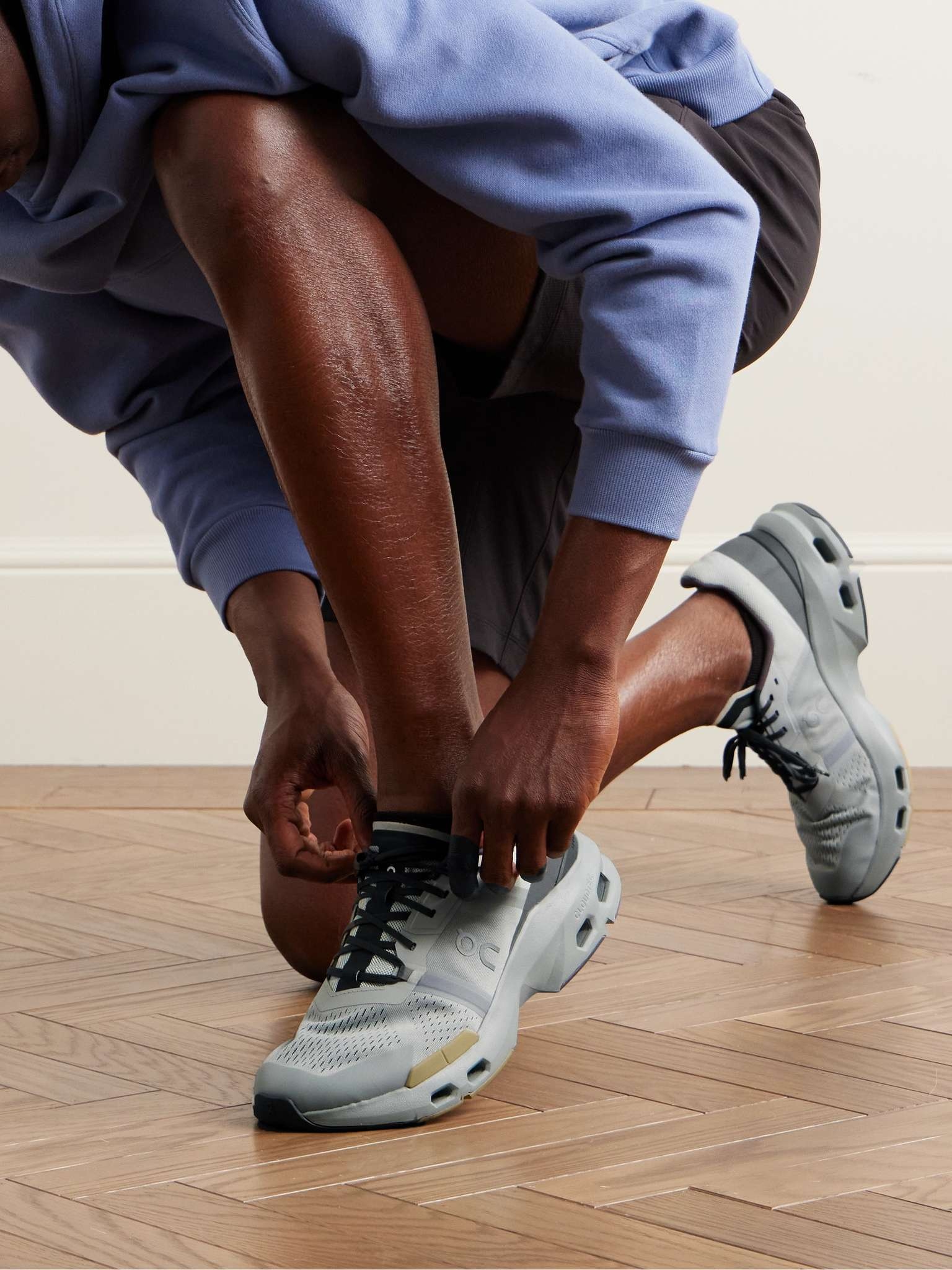 On Cloudpulse Rubber-Trimmed Mesh Sneakers | REVERSIBLE