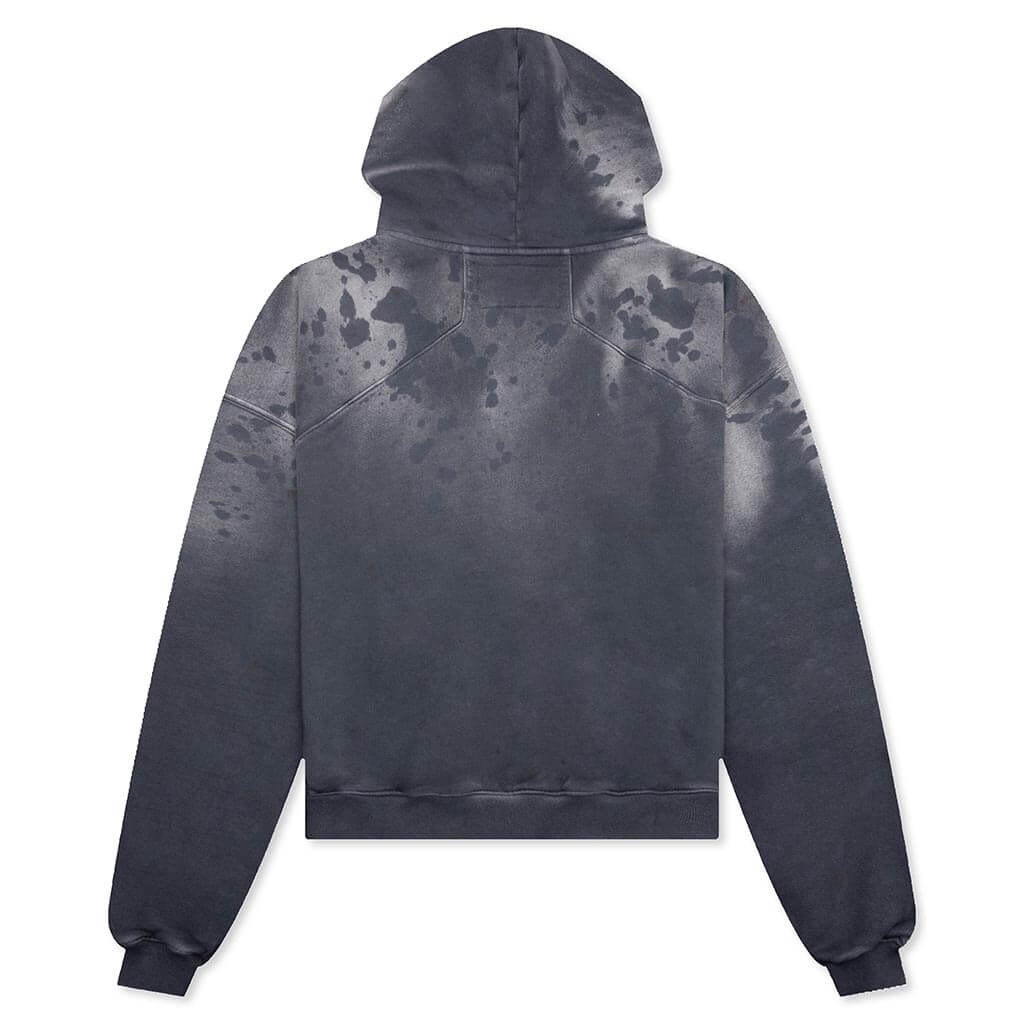 RIVINGTON roi Rebis GYM BAG CVA HOODIE - WASHED BLACK | REVERSIBLE