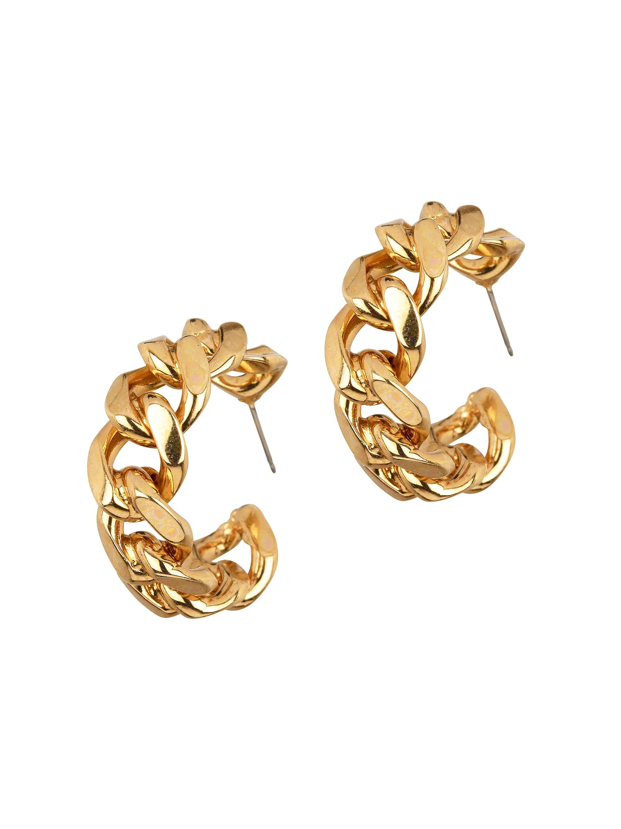 Jennifer Behr Women's Maillon 18K-Gold-Plated Hoop Earrings - Gold ...