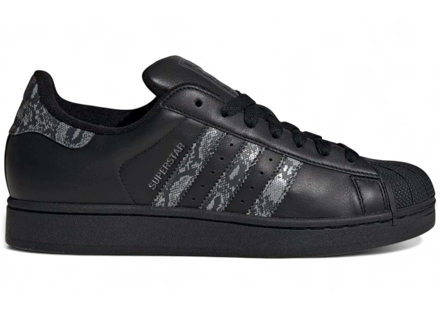 adidas adidas Superstar II Black Snakeskin Reflective | REVERSIBLE