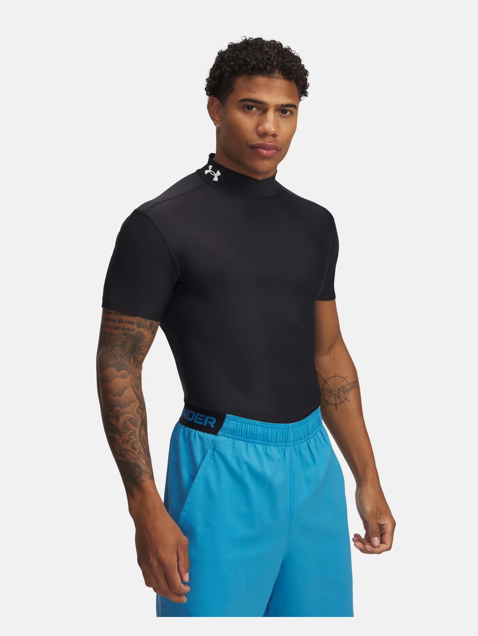 Under Armour Men's HeatGear® OG Compression Mock Short Sleeve | REVERSIBLE