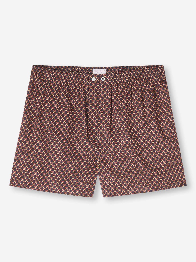 Derek Rose Men's Classic Fit Boxers Ledbury 65 Cotton Batiste Multi ... Derek Rose Men's Classic Fit Boxers Ledbury 65 Cotton Batiste Multi ...
