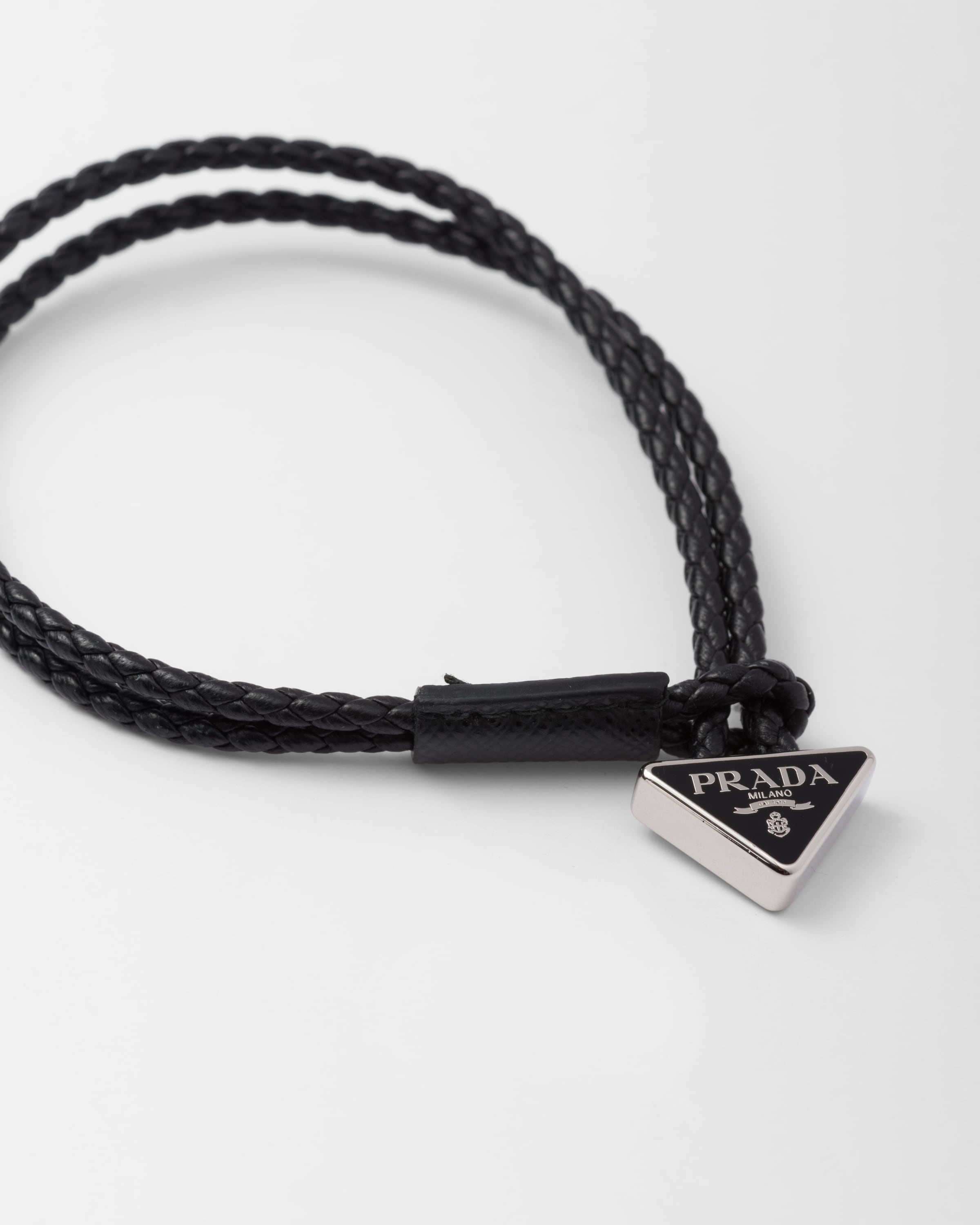 Braided nappa leather bracelet store