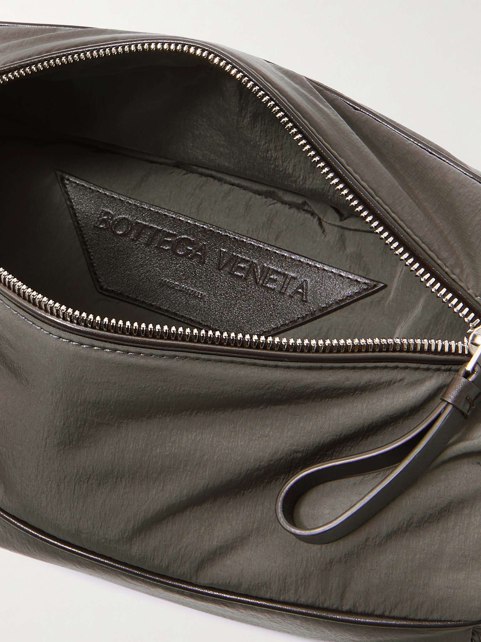 Bottega Veneta Leather-Trimmed Shell Belt Bag | REVERSIBLE