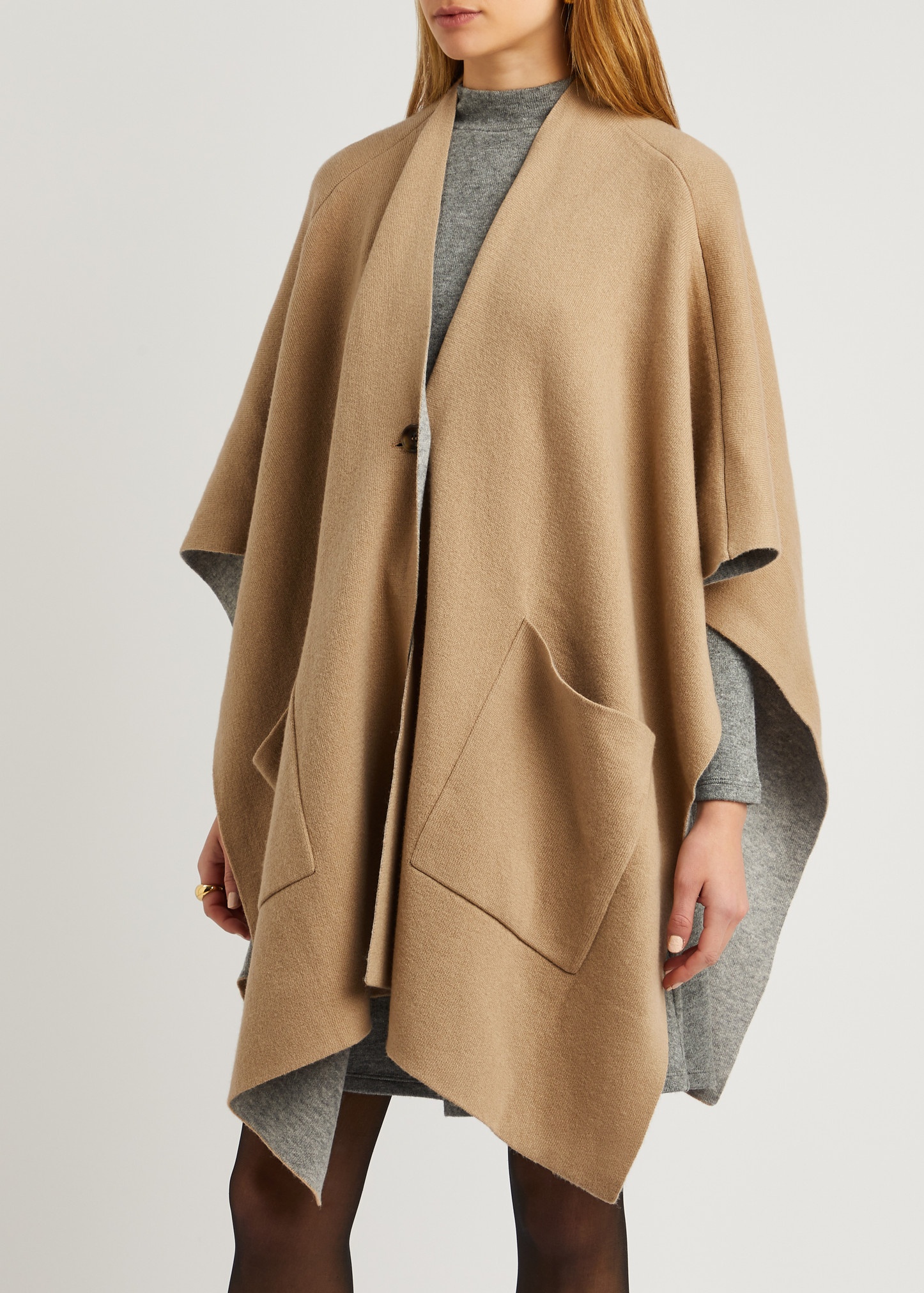 Vince Wool-blend cape | REVERSIBLE