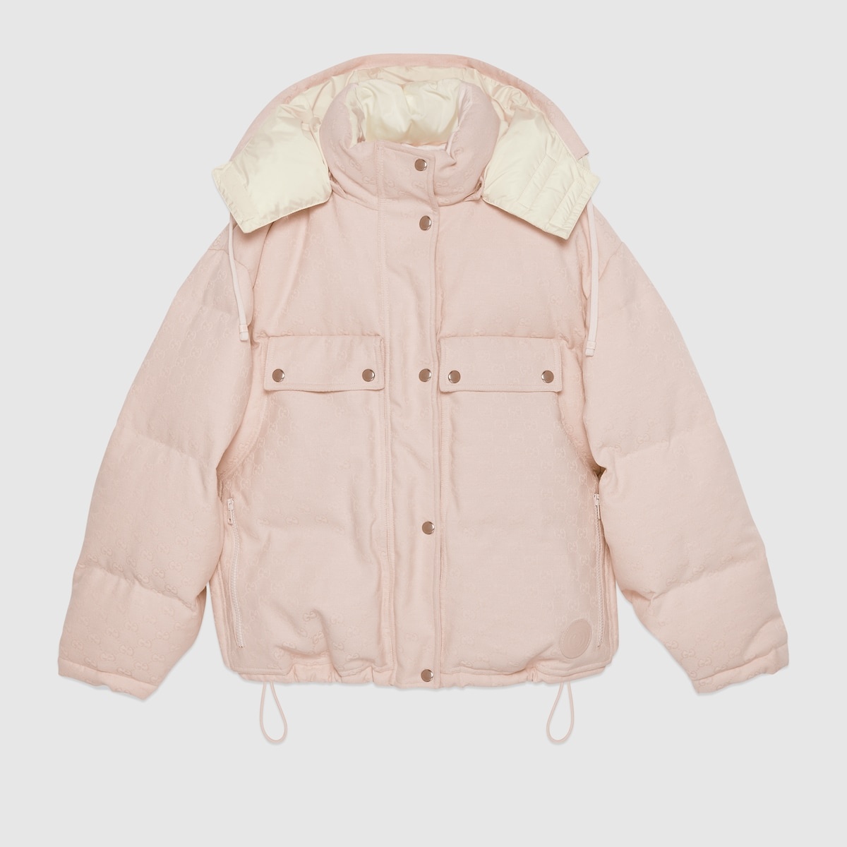 GUCCI GG cotton canvas puffer jacket | REVERSIBLE