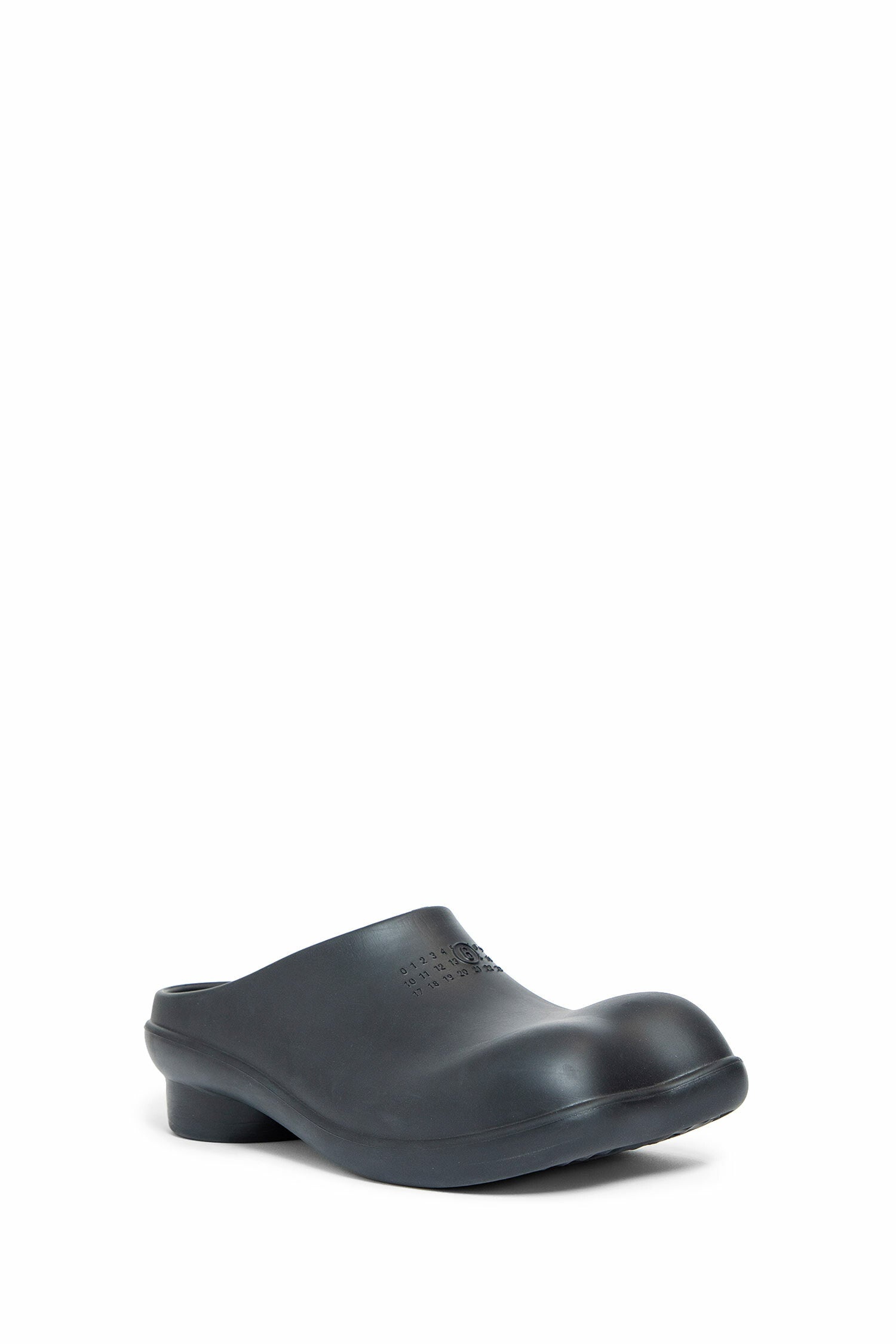 MM6 Maison Margiela Anatomic-Numeric-Signature-Rubber-Slippers ...
