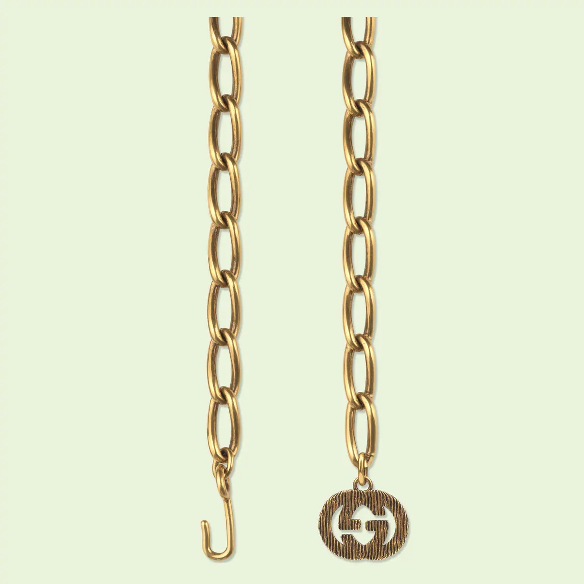 GUCCI Chain belt with Interlocking G | REVERSIBLE