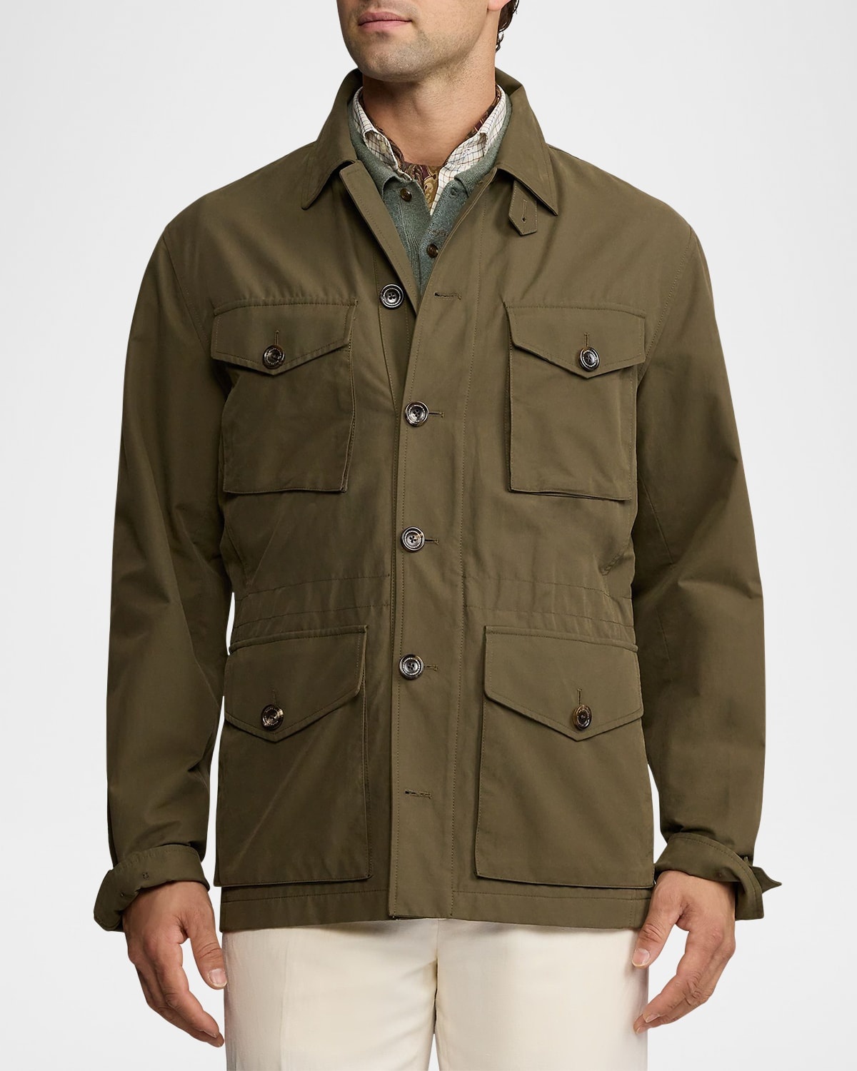 Ralph Lauren Men's Twill Four-Pocket Field Jacket | REVERSIBLE