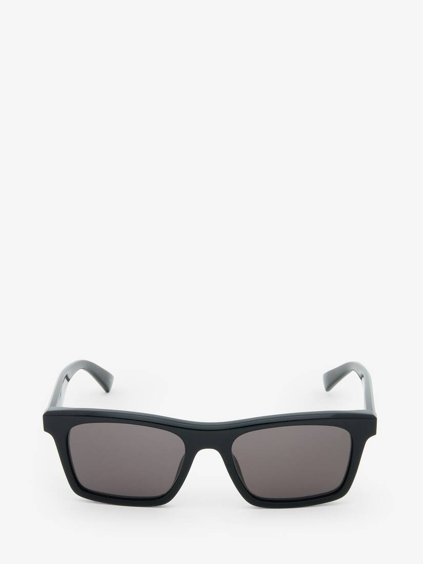 Alexander McQueen McQueen Logo Rectangular Sunglasses | REVERSIBLE