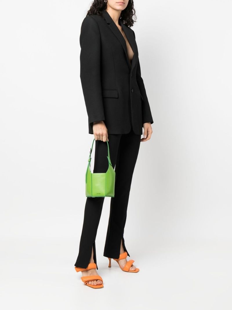 THE ATTICO logo-detail leather tote bag | REVERSIBLE