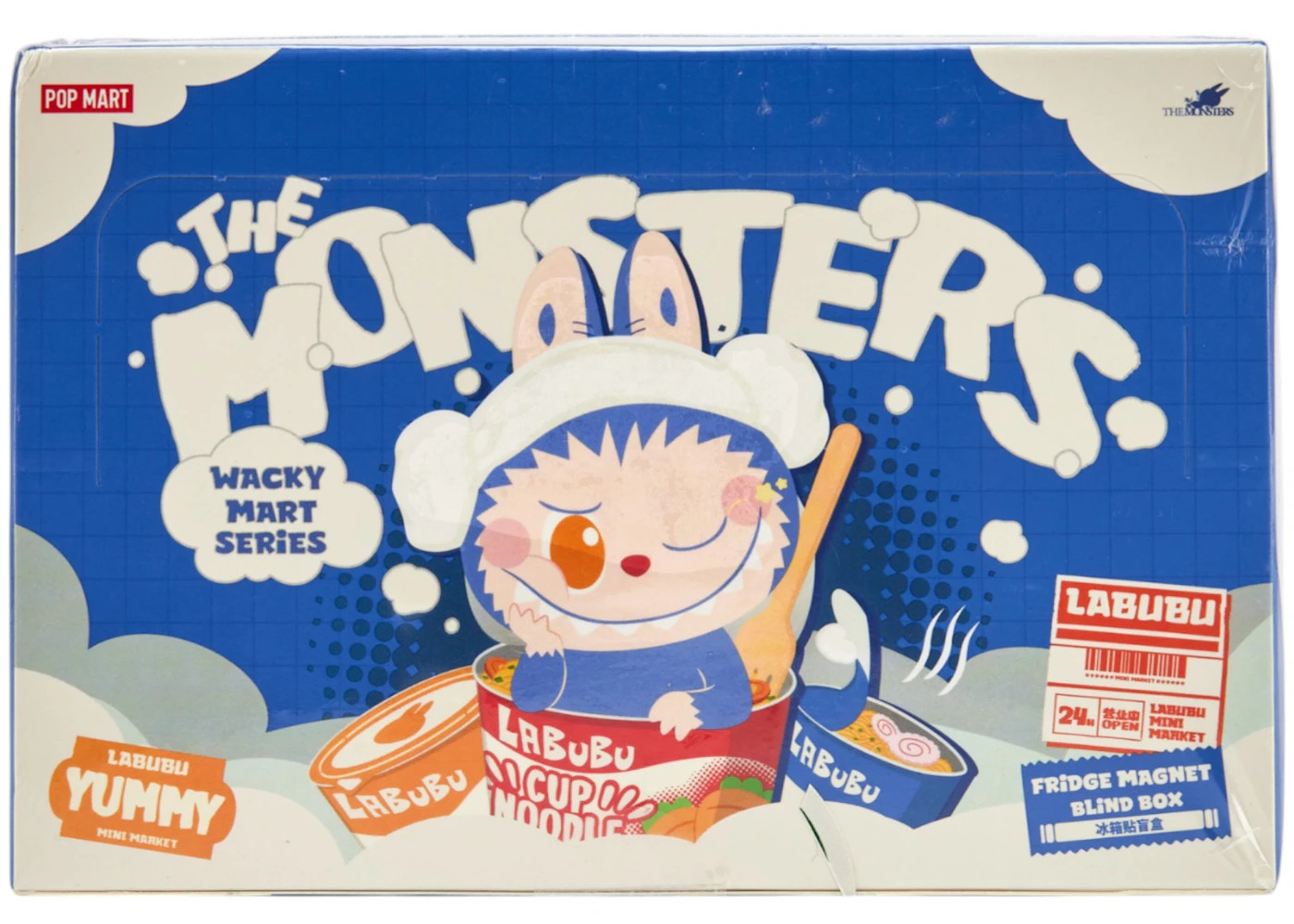 POP MART Pop Mart Labubu The Monsters Wacky Mart Series Fridge Magnet ...