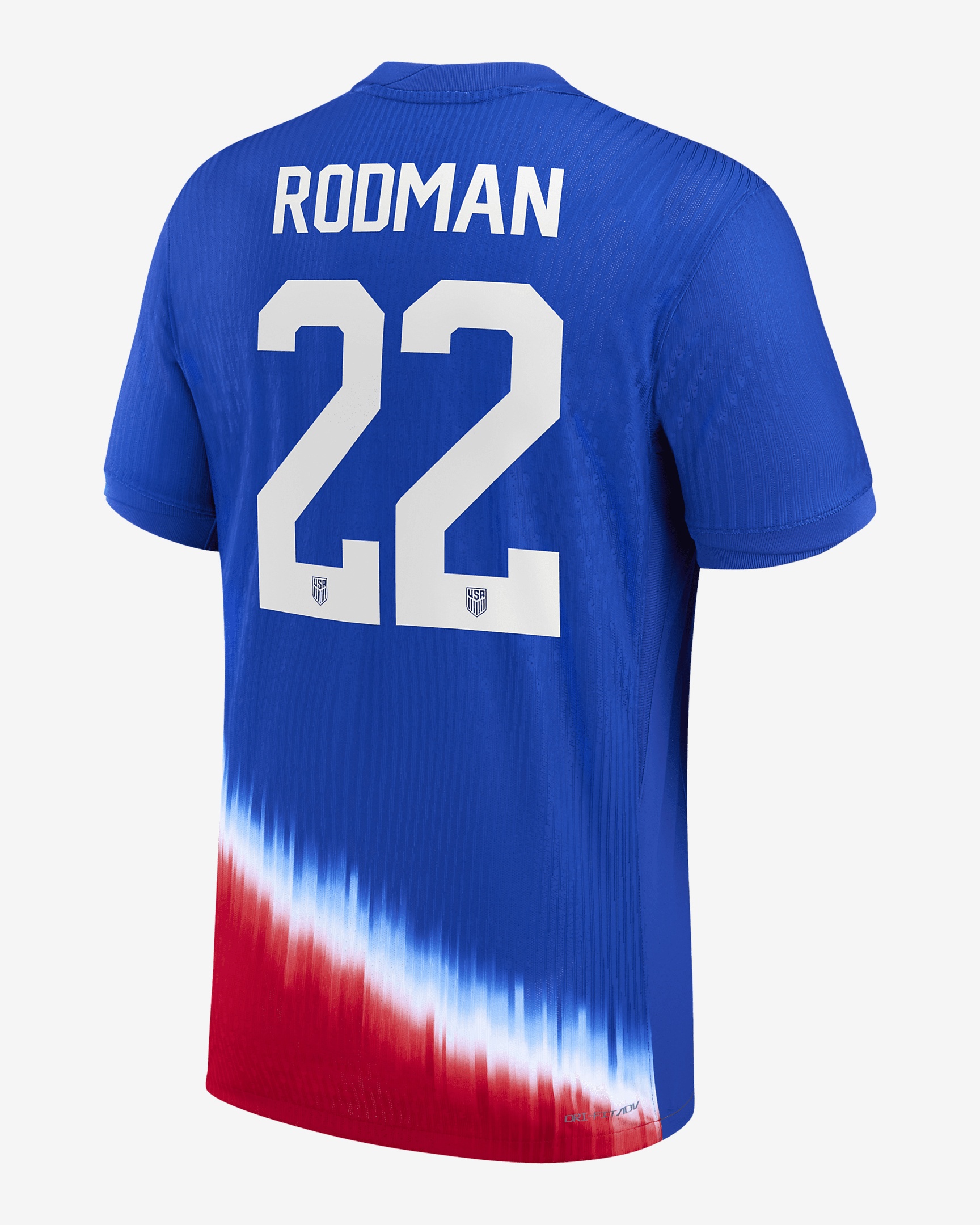 Nike Trinity Rodman USWNT 2024 Match Away Nike Men's Dri-FIT ADV Soccer ...