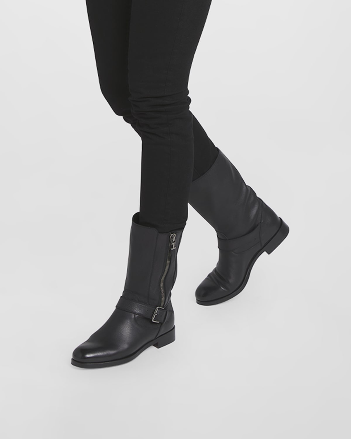TOM FORD Leather Buckle Zip Biker Boots | neimanmarcus TOM FORD Leather Buckle Zip Biker Boots | neimanmarcus