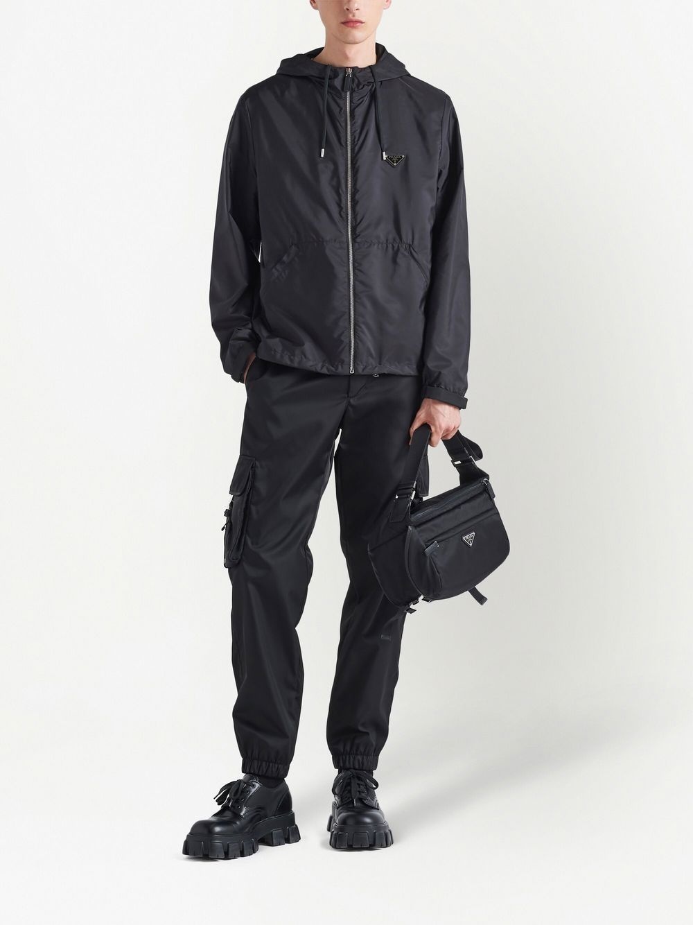 Prada Prada Men Re-Nylon Blouson Jacket | luosophy | REVERSIBLE