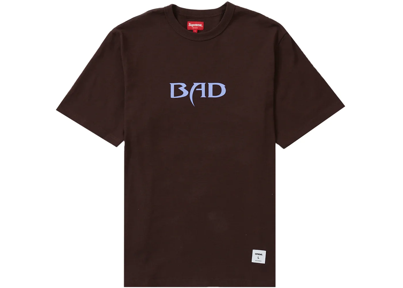 Supreme Supreme Bad S/S Top Dark Brown | REVERSIBLE