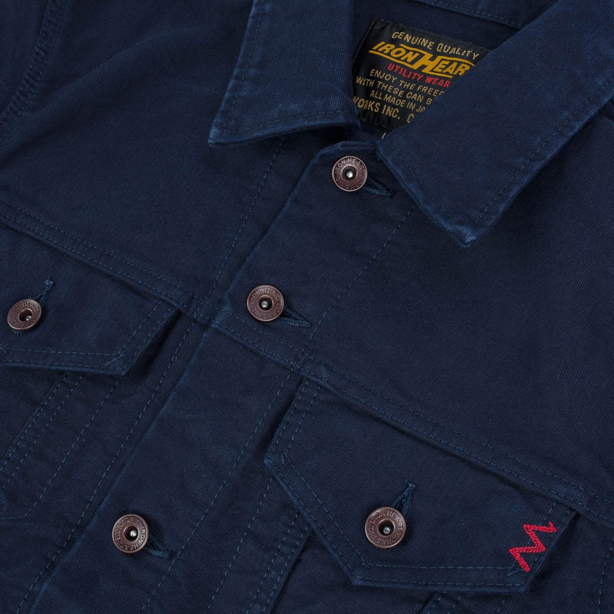 Iron Heart IHJ-121-IND 12oz Indigo Whipcord Modified Type III - Indigo ...