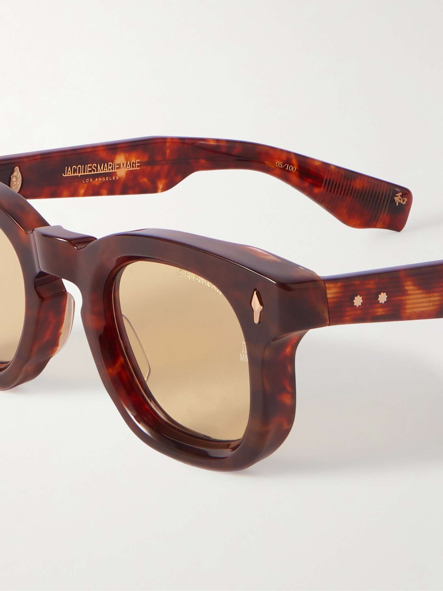 JACQUES MARIE MAGE Decade Collection Devaux Square-Frame Acetate ...