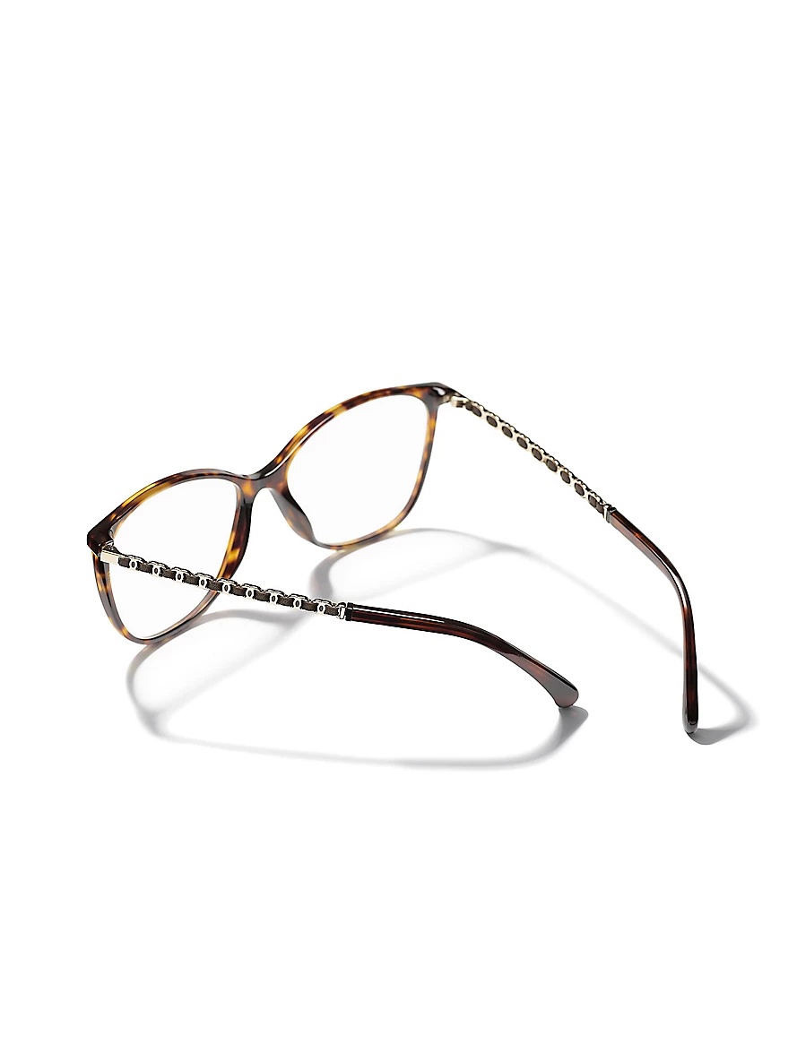 CHANEL CH3408Q square-frame eyeglasses | REVERSIBLE