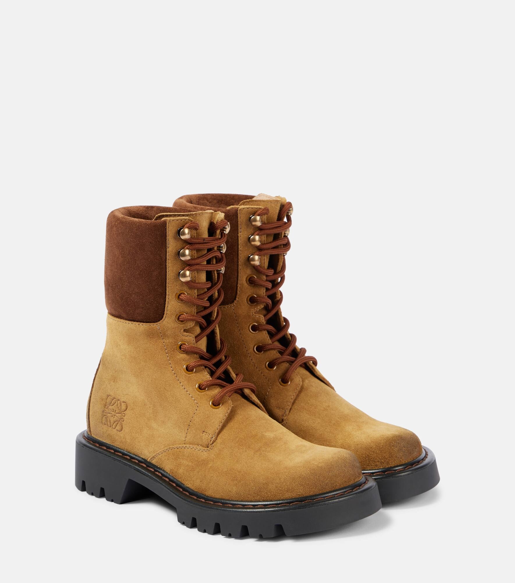 Loewe Sierra suede combat boots | REVERSIBLE