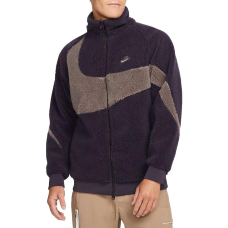 Nike Nike Big Swoosh Reversible Boa Jacket (Asia Sizing) 'Cave Purple ...