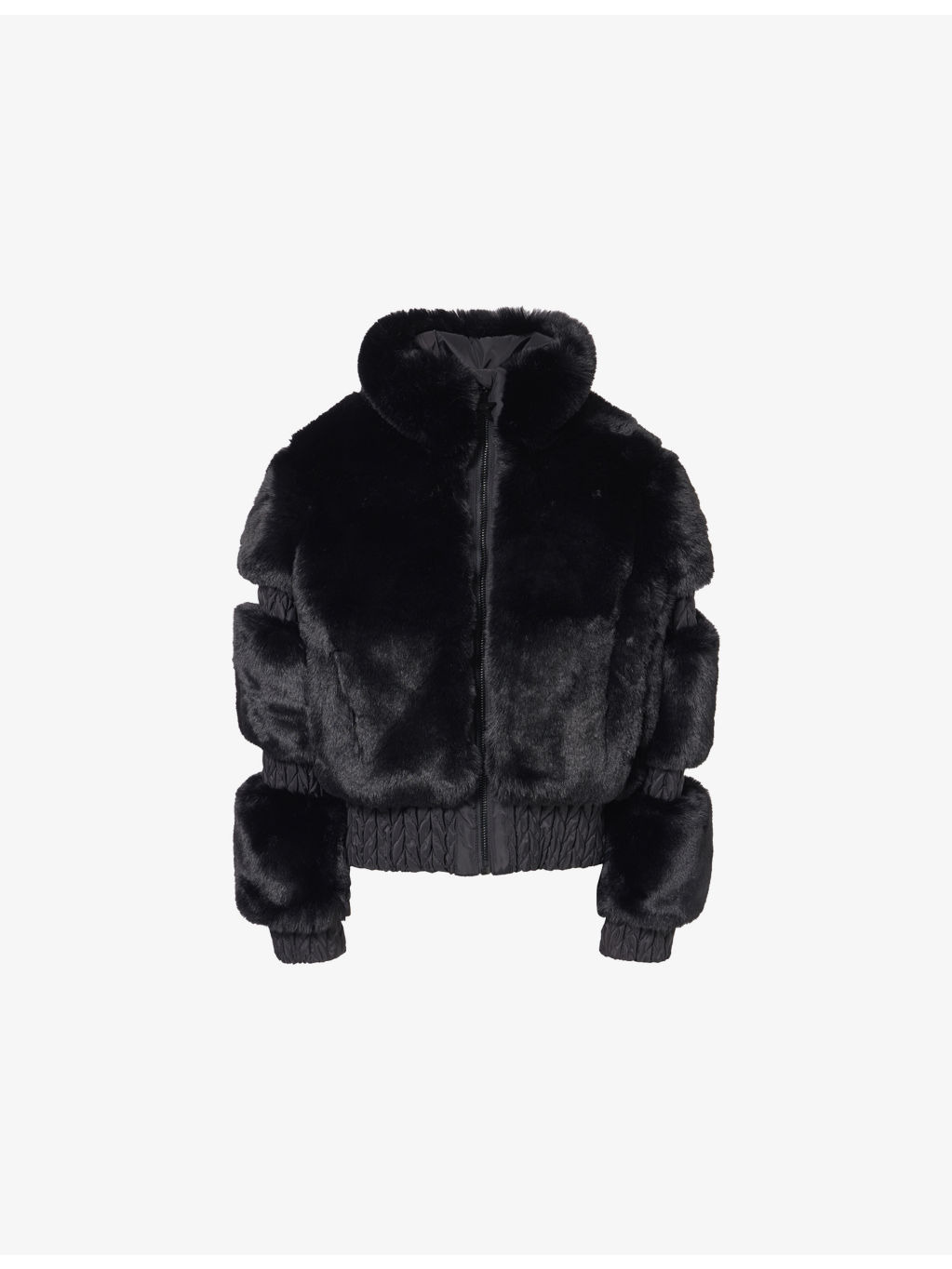 GOLDBERGH Furry High-Neck Faux-Fur Ski Jacket | REVERSIBLE