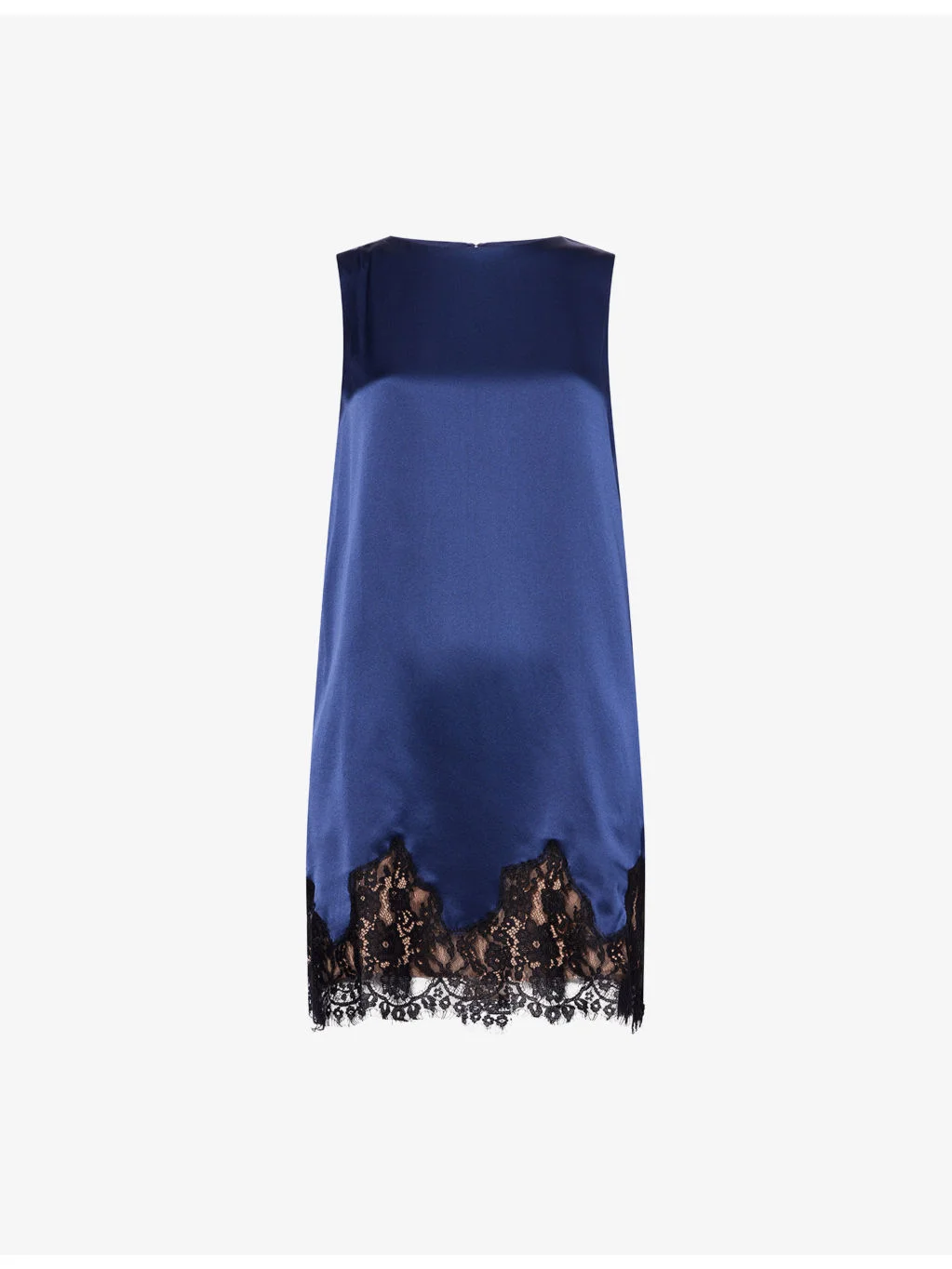 Reformation Jessalyn Lace-Hem Silk Mini Dress | REVERSIBLE