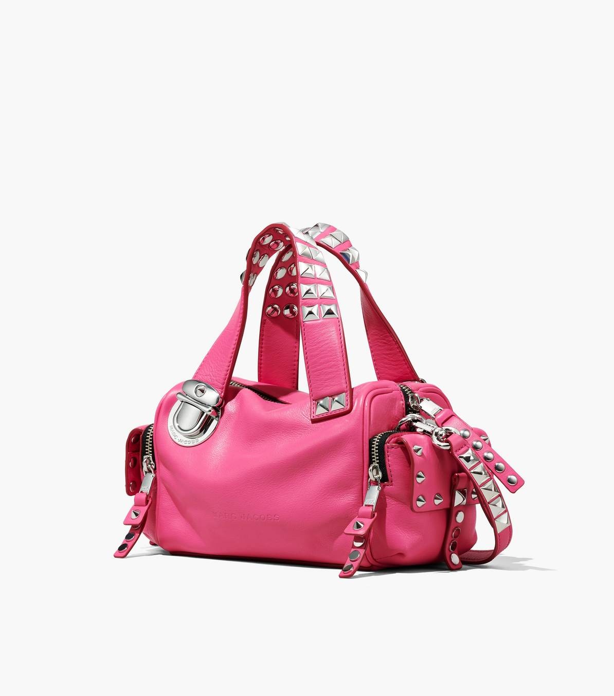 Marc Jacobs THE STUDDED PUSHLOCK MINI SATCHEL | REVERSIBLE Marc Jacobs THE STUDDED PUSHLOCK MINI SATCHEL | REVERSIBLE