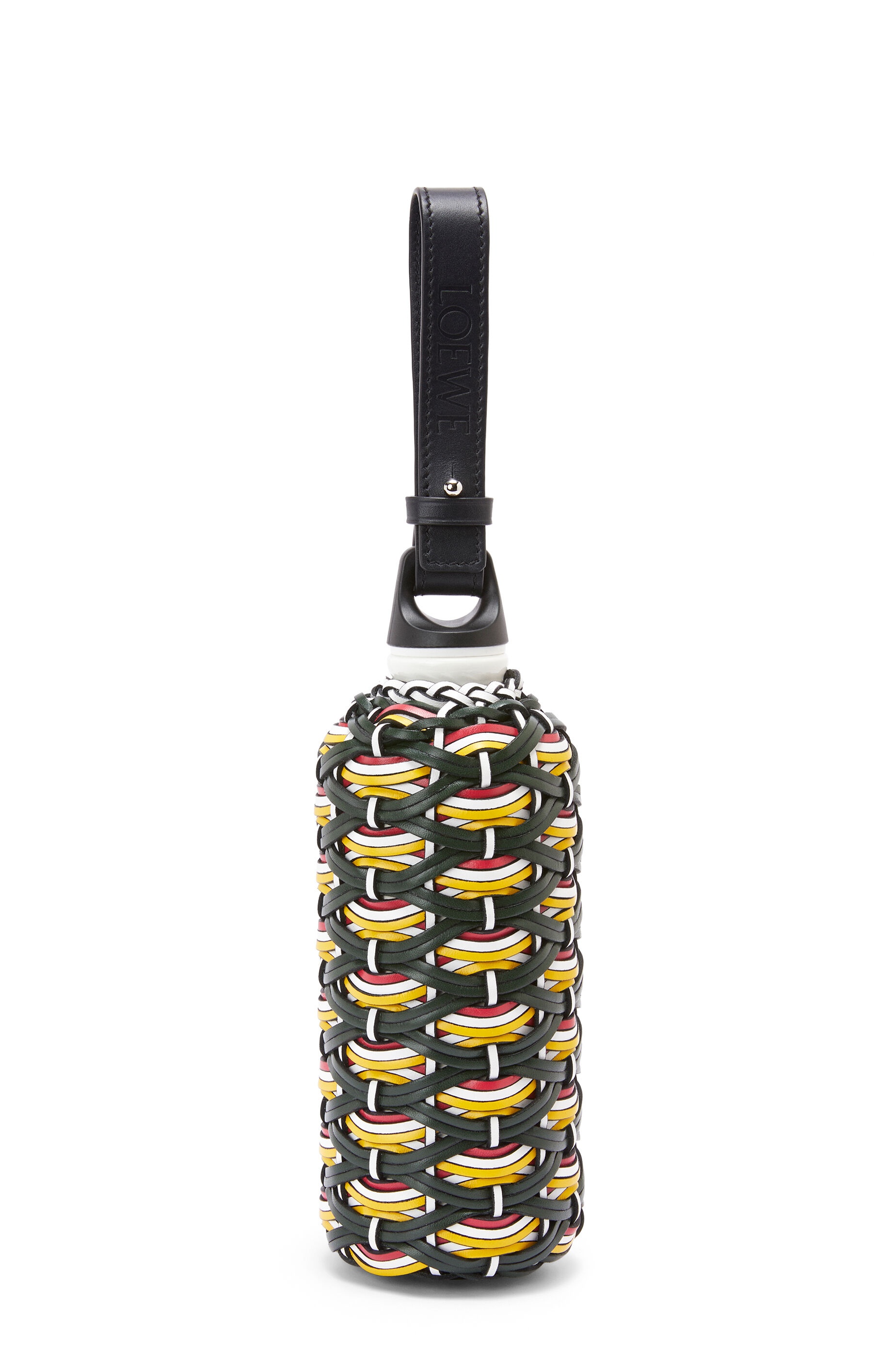 Loewe Braided bottle in aluminium and calfskin | REVERSIBLE
