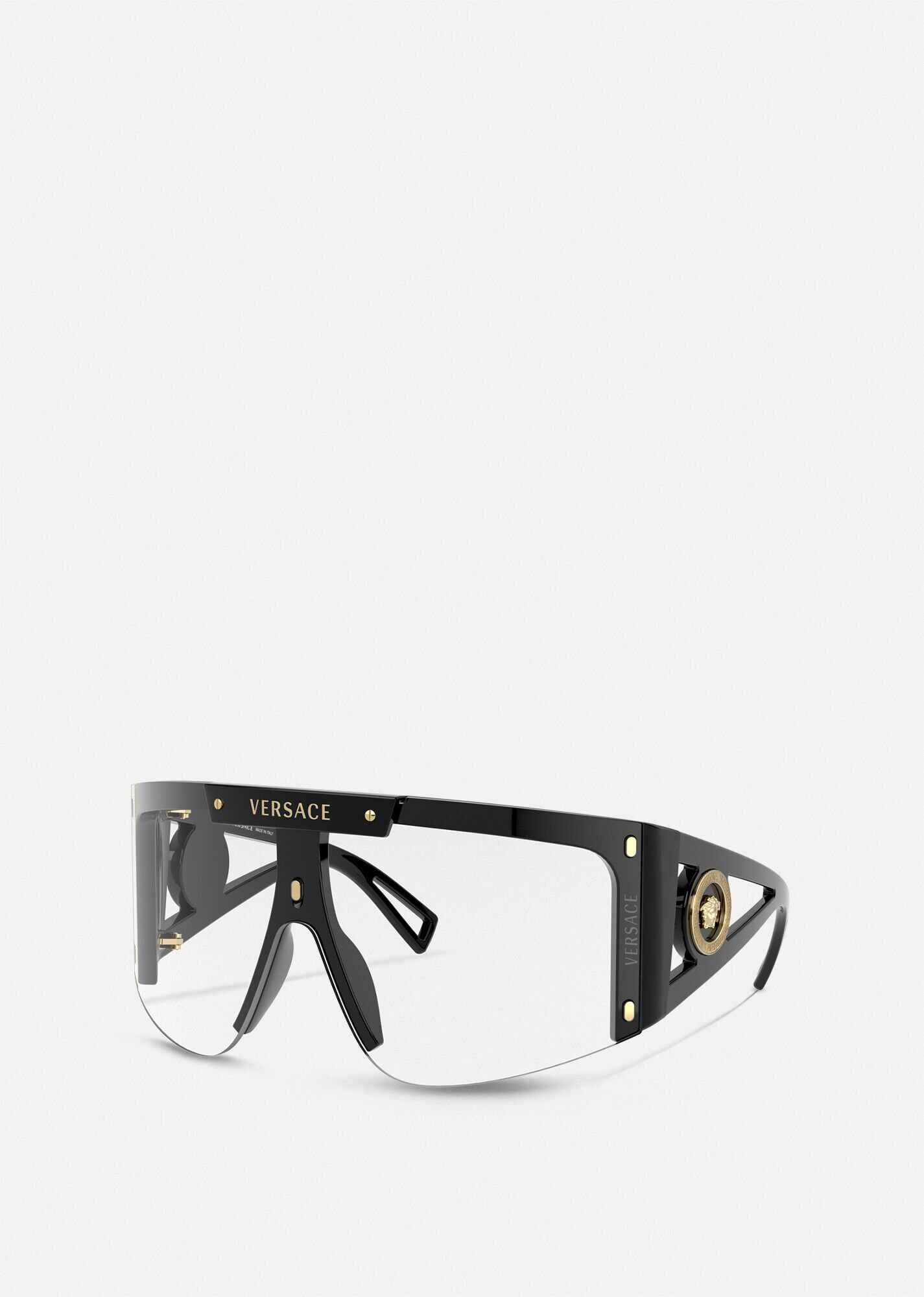 VERSACE Medusa Icon Shield Sunglasses | REVERSIBLE