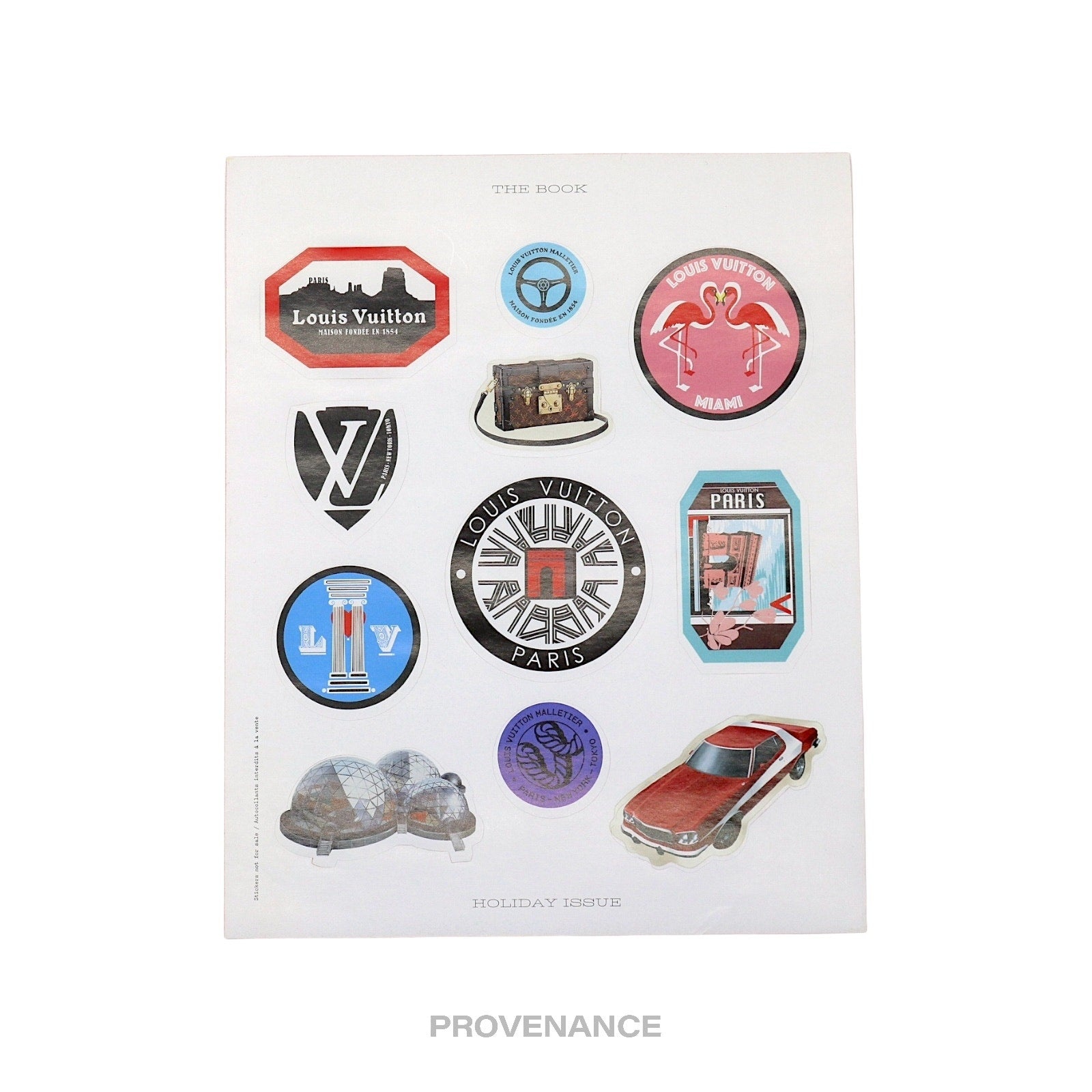Louis Vuitton Louis Vuitton Sticker Set Sheet - THE BOOK HOLIDAY II ...