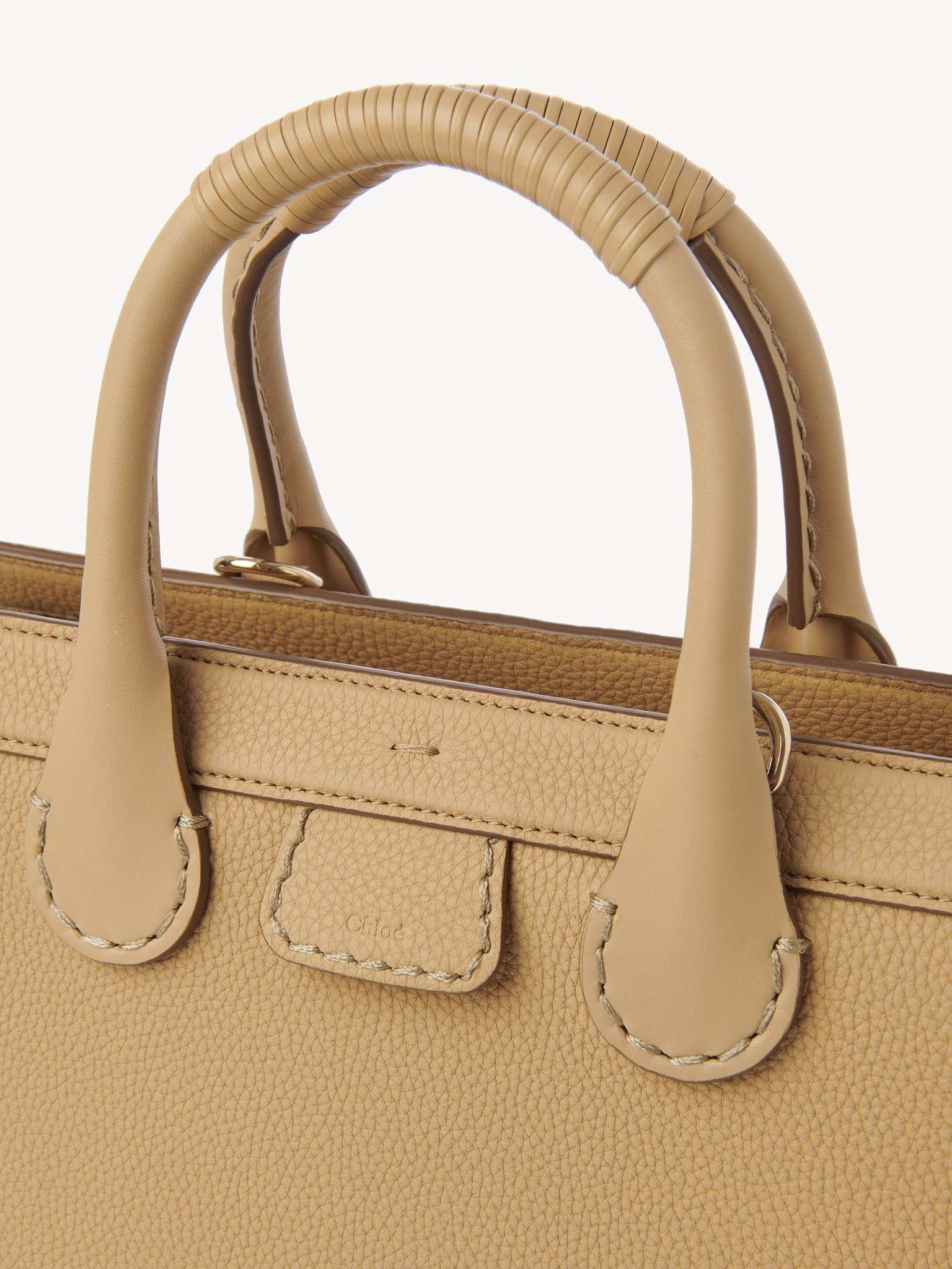 Chloé EDITH MEDIUM ZIPPERED TOTE BAG | REVERSIBLE