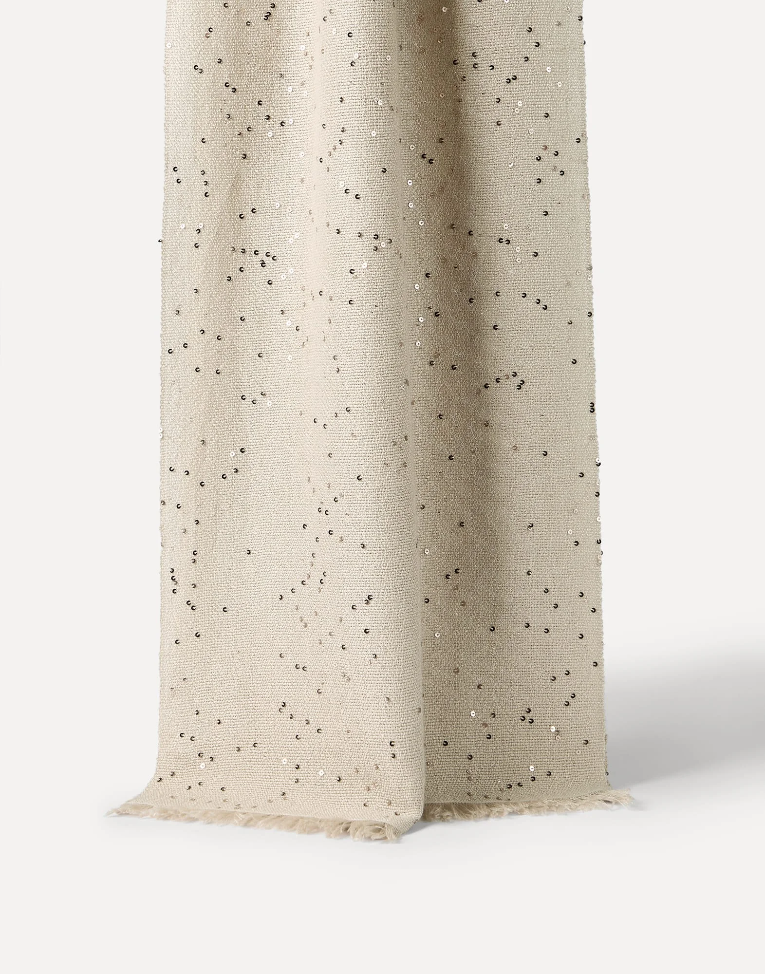 Brunello Cucinelli Cashmere and silk diamond yarn scarf | REVERSIBLE