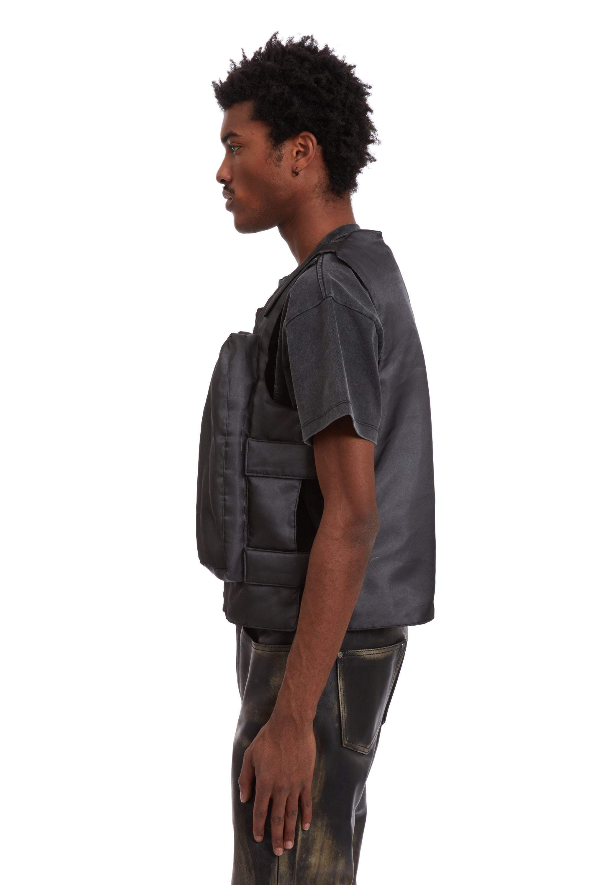 WHO DECIDES WAR ORGANZA BULLET POINT VEST | REVERSIBLE