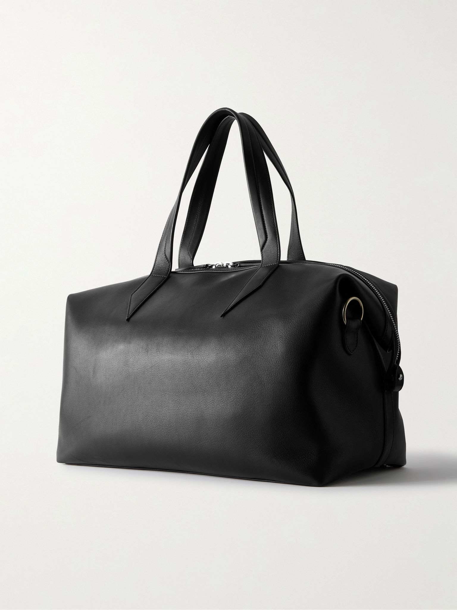 MÉTIER Nomad Leather Weekend Bag Black | REVERSIBLE