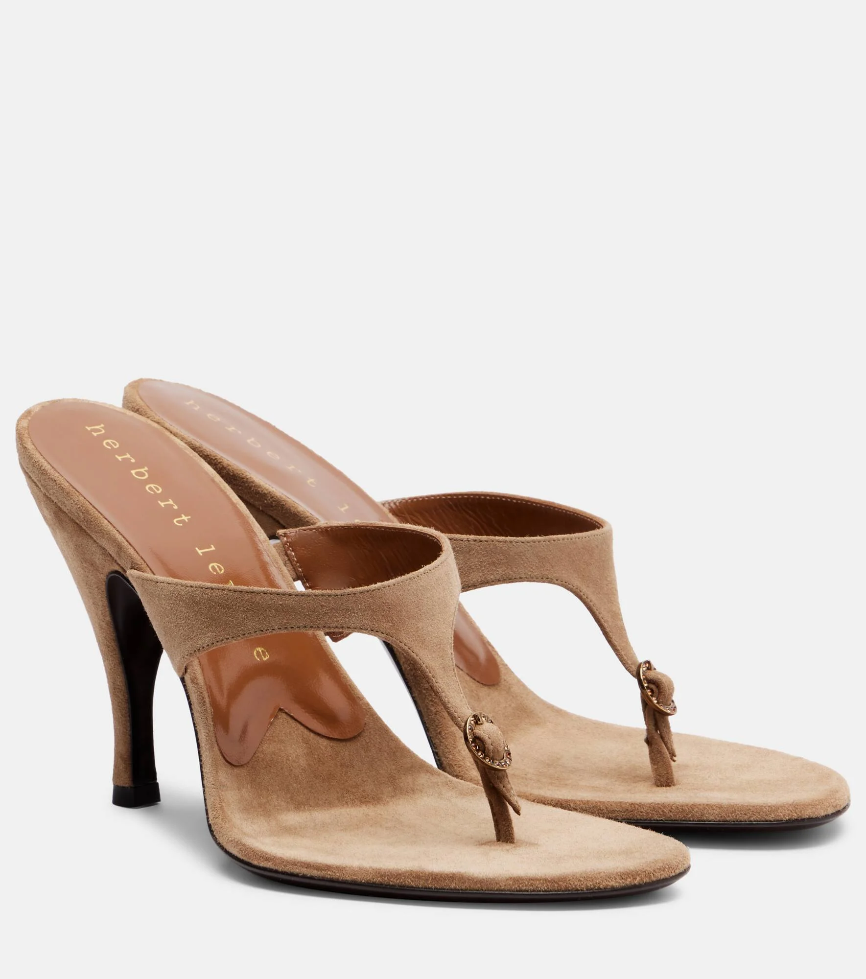herbert levine Kiss And Tell 100 suede mules | REVERSIBLE