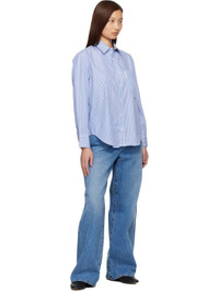 HommeGirls® Blue Oxford Shirt | REVERSIBLE