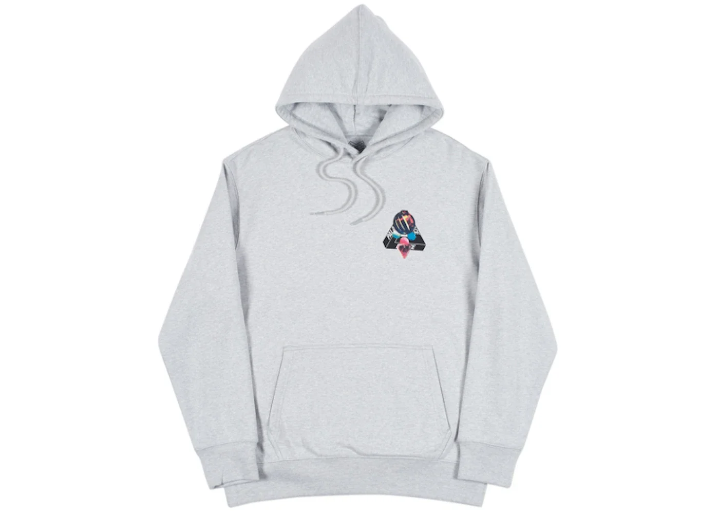 PALACE Palace Sans Ferg Hood Grey Marl | REVERSIBLE