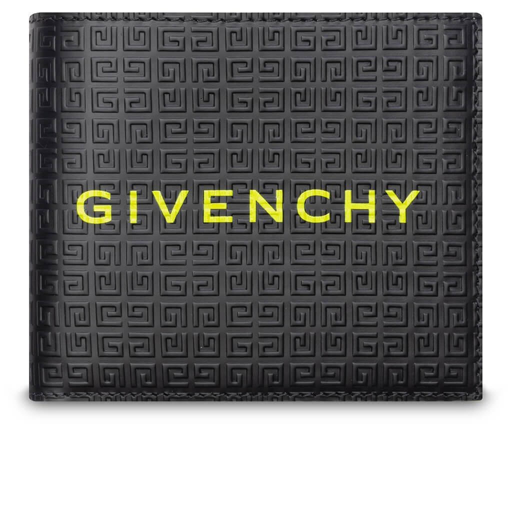 Givenchy 8CC BILLFOLD WALLET - BLACK/YELLOW | REVERSIBLE