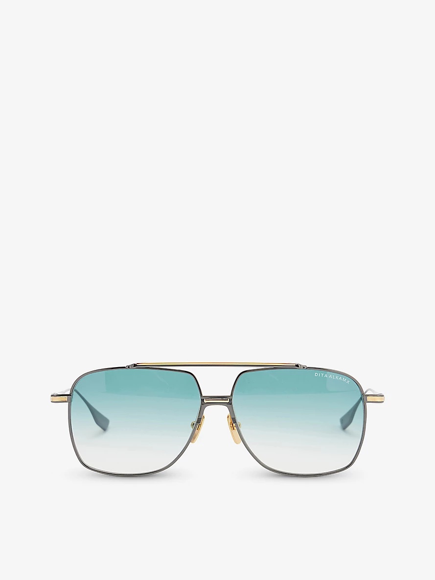 DITA DTS-100 Alkamx pilot-frame acetate sunglasses | selfridges ...