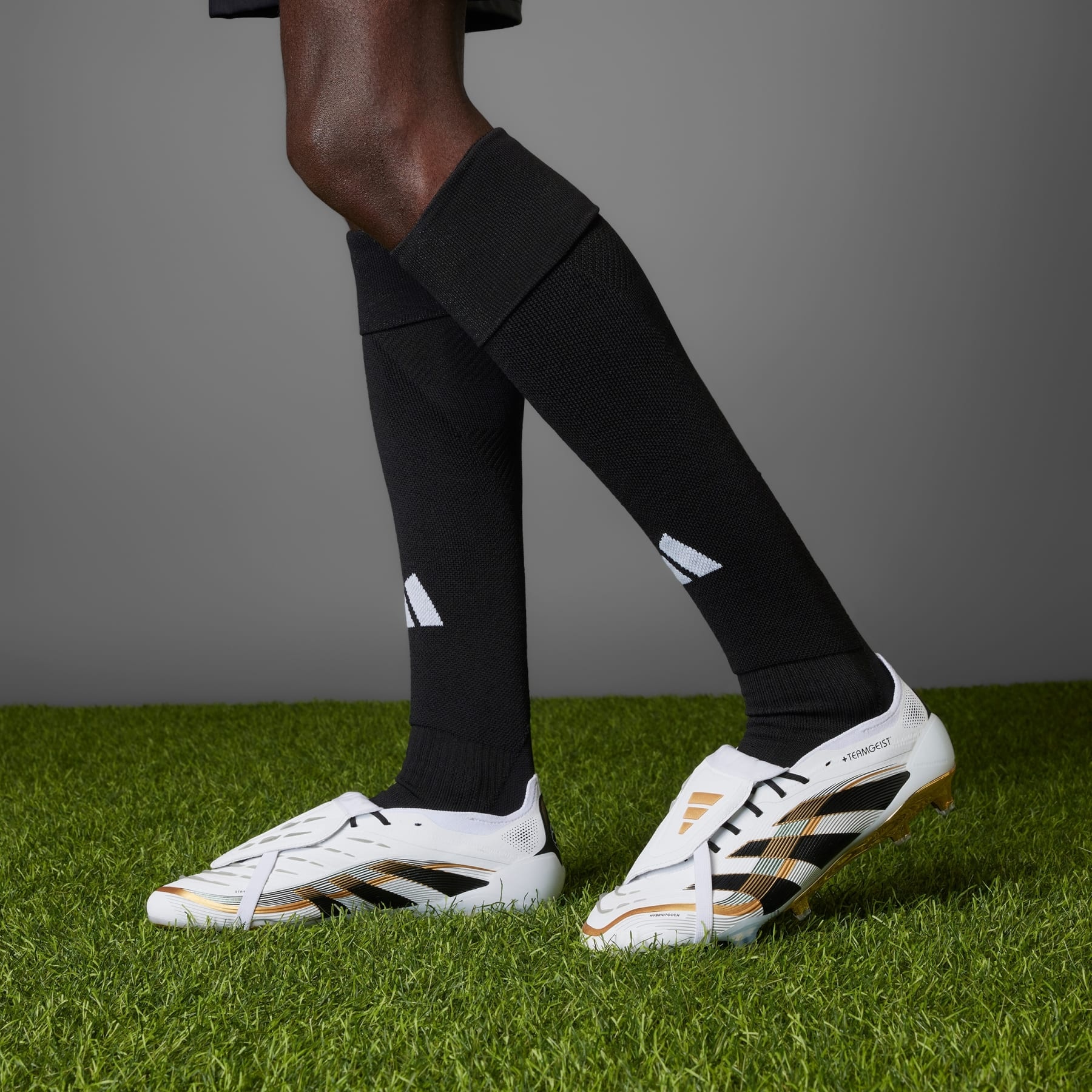 adidas Predator Elite Fold-Over Tongue Firm Ground +Teamgeist Cleats ...