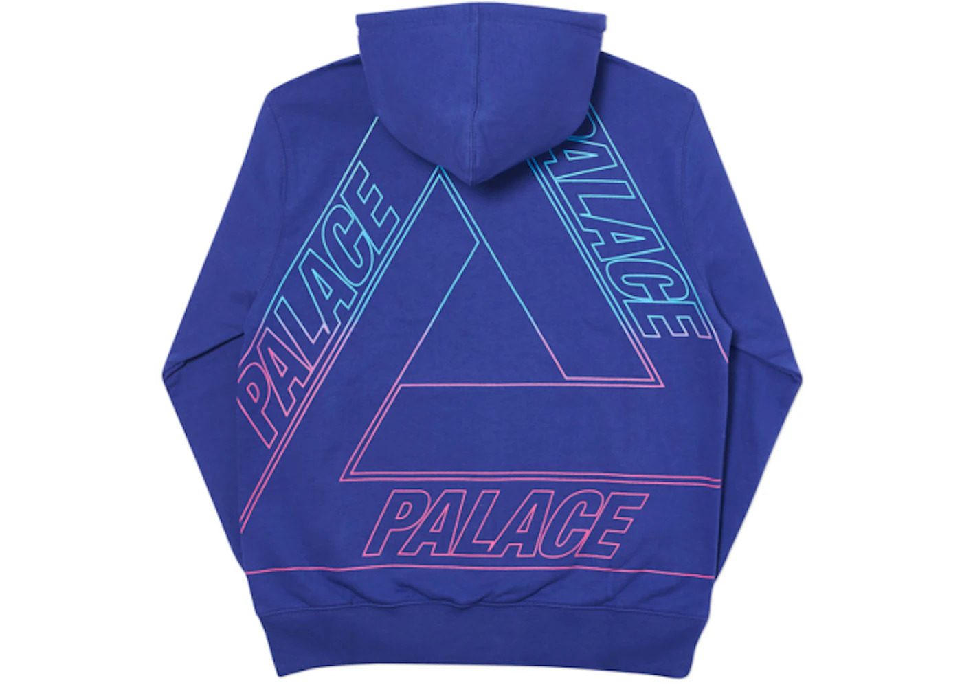 PALACE Palace Linear Triple Fade Hood Purple | REVERSIBLE