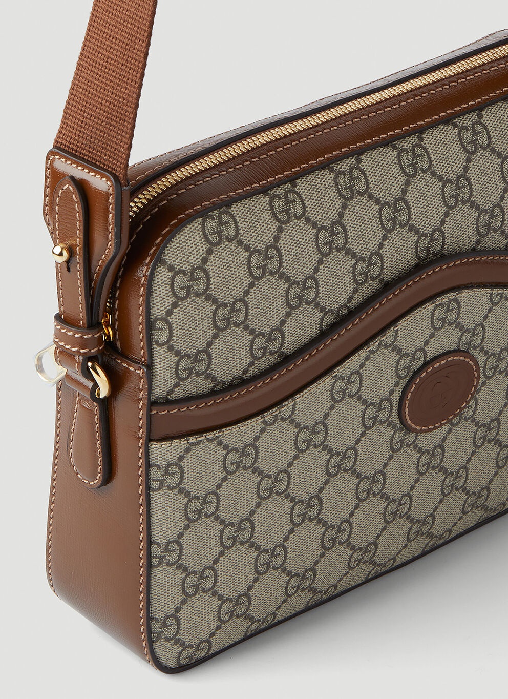 GUCCI Gucci Men Interlocking G Supreme Crossbody Bag | luosophy ...