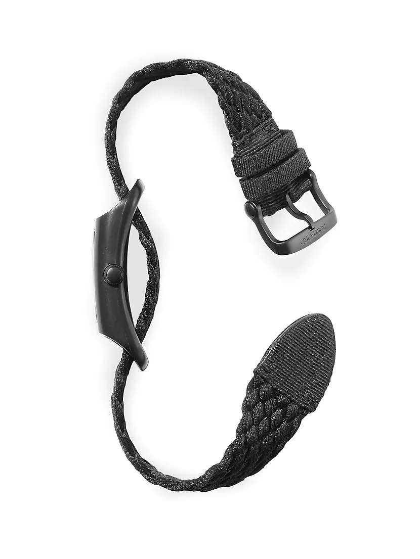 TOM FORD N.004 Ocean Plastic Watch with Black Ocean Plastic Braided ...