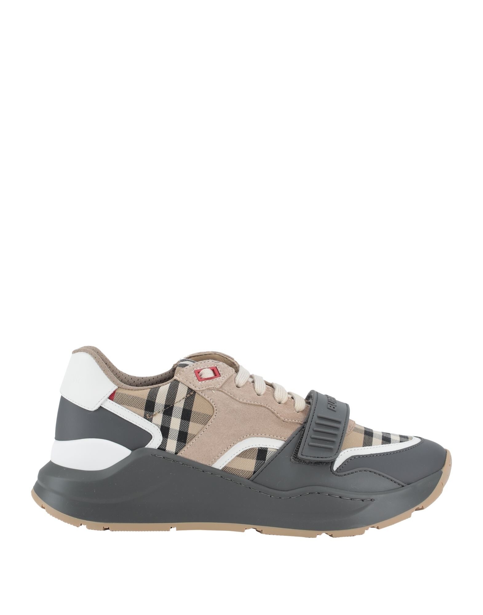 Burberry Grey Men s Sneakers yoox REVERSIBLE