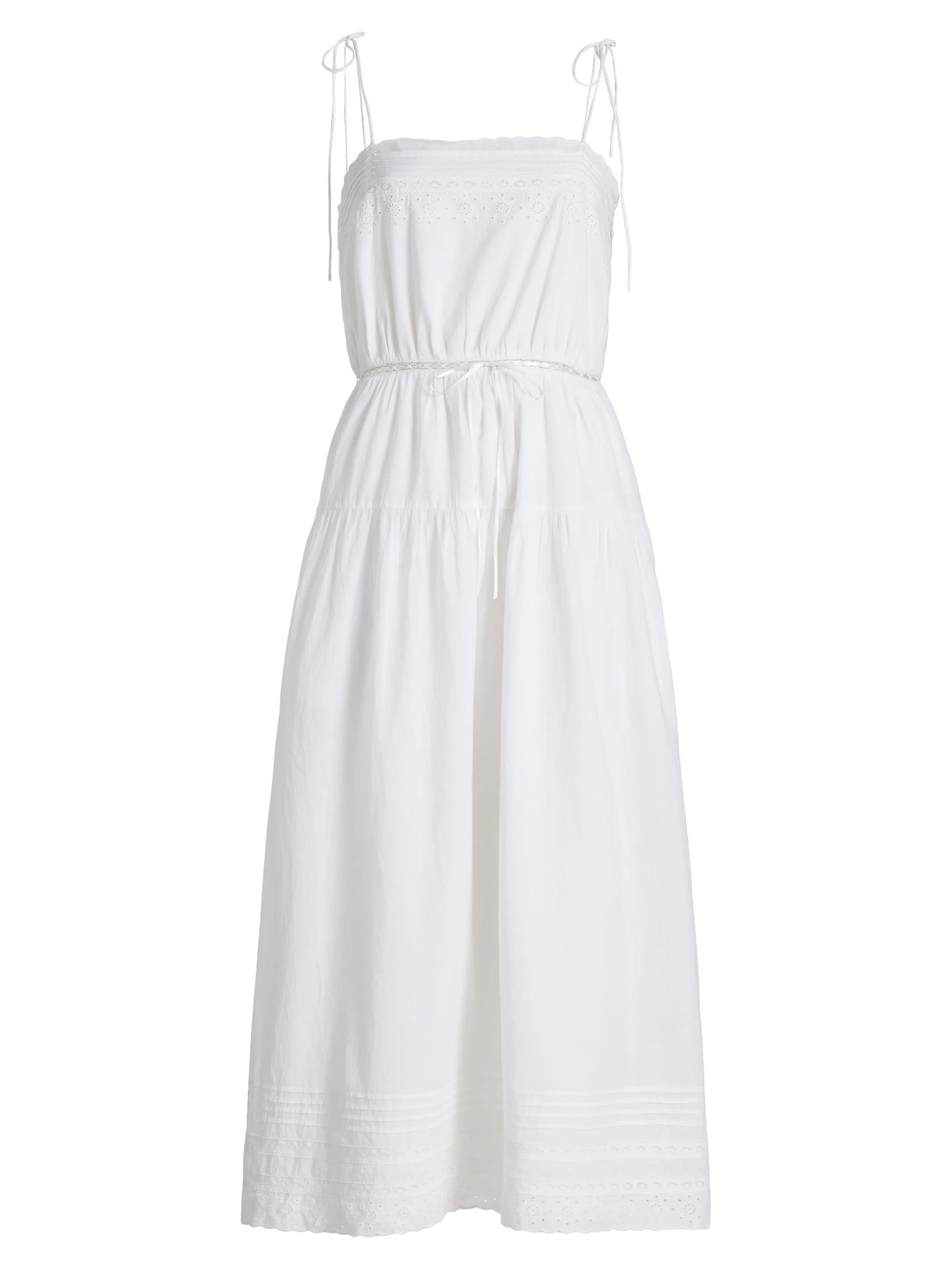 CIAO LUCIA! Women's Petra Cotton Voile Midi-Dress - White - 10595502WHT ...