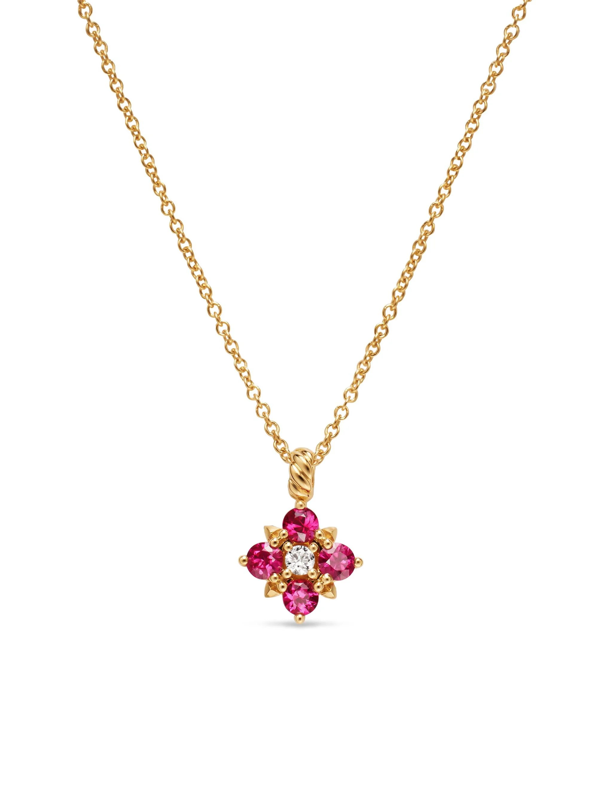 DAVID YURMAN Women's Petite Modern Renaissance Pendant Necklace in 18K ...