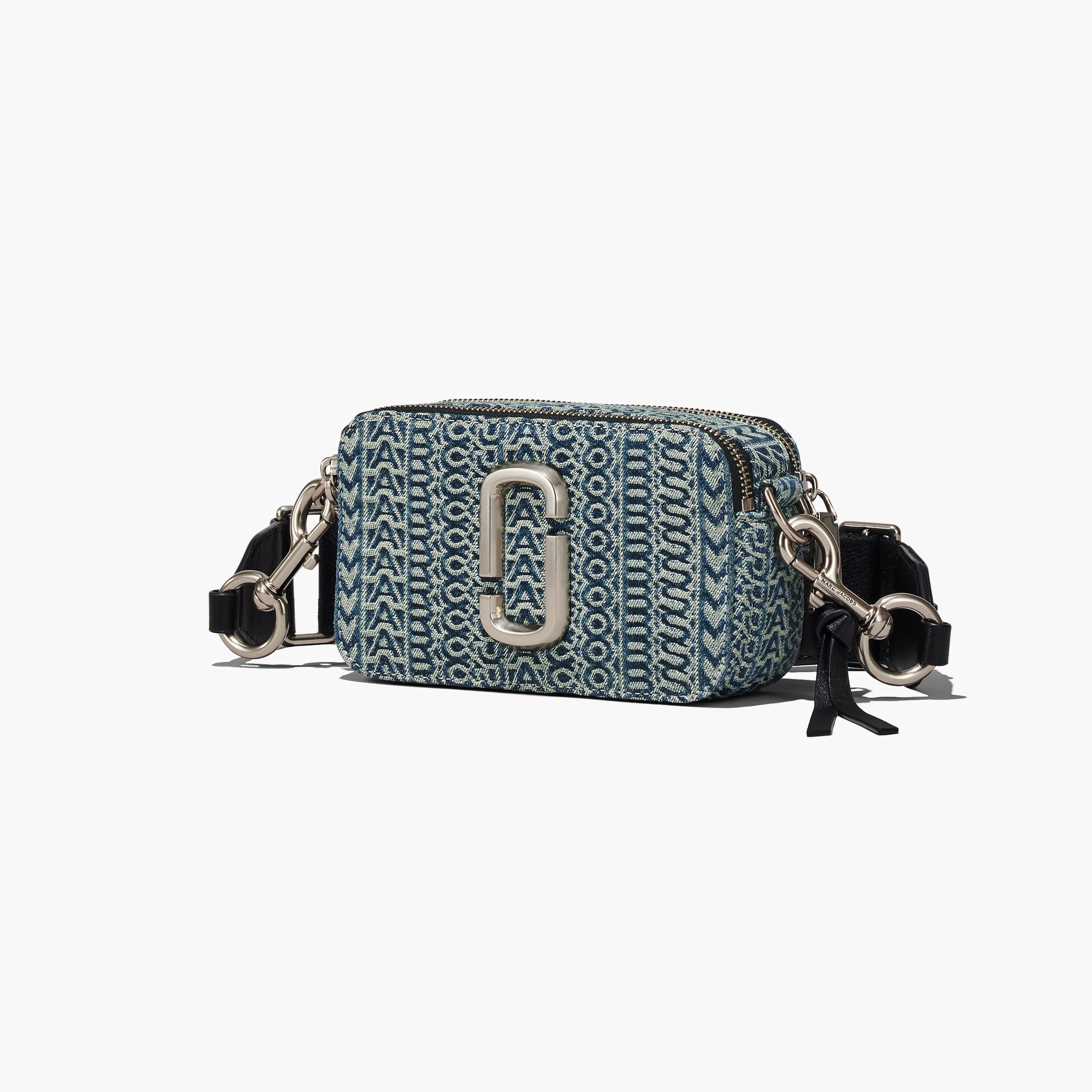 Marc Jacobs THE WASHED MONOGRAM DENIM SNAPSHOT | REVERSIBLE