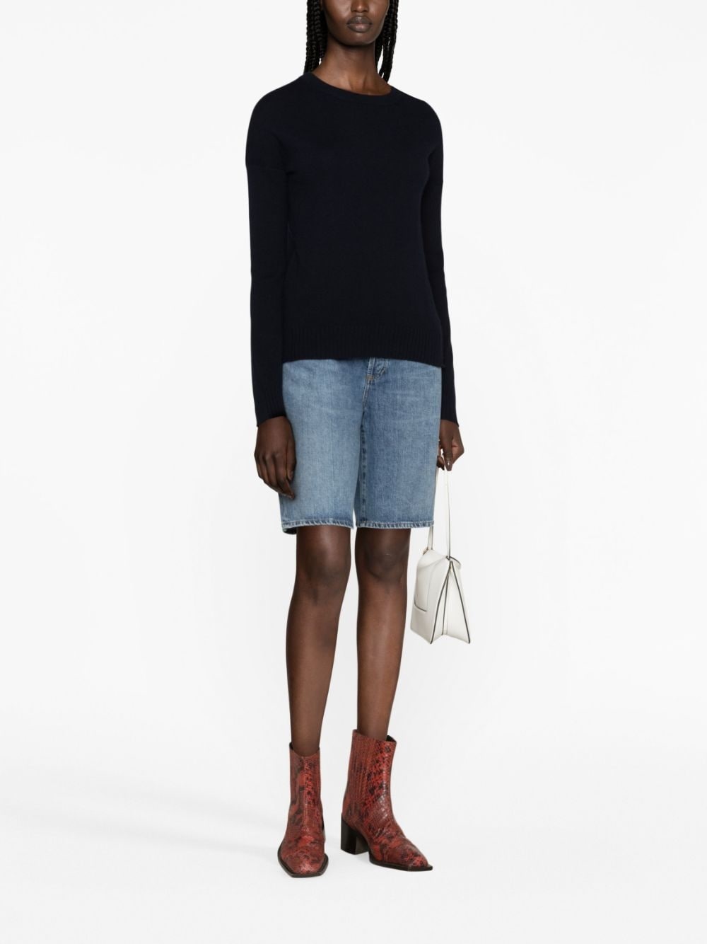 Zadig & Voltaire Cici star-appliquÃ© cashmere jumper | REVERSIBLE